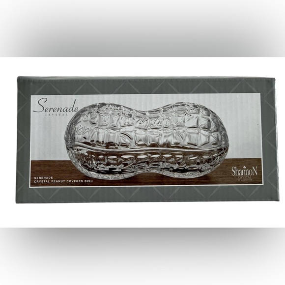 Godinger | Kitchen | Godinger Serenade Peanut Shaped Crystal Candy Dish ...